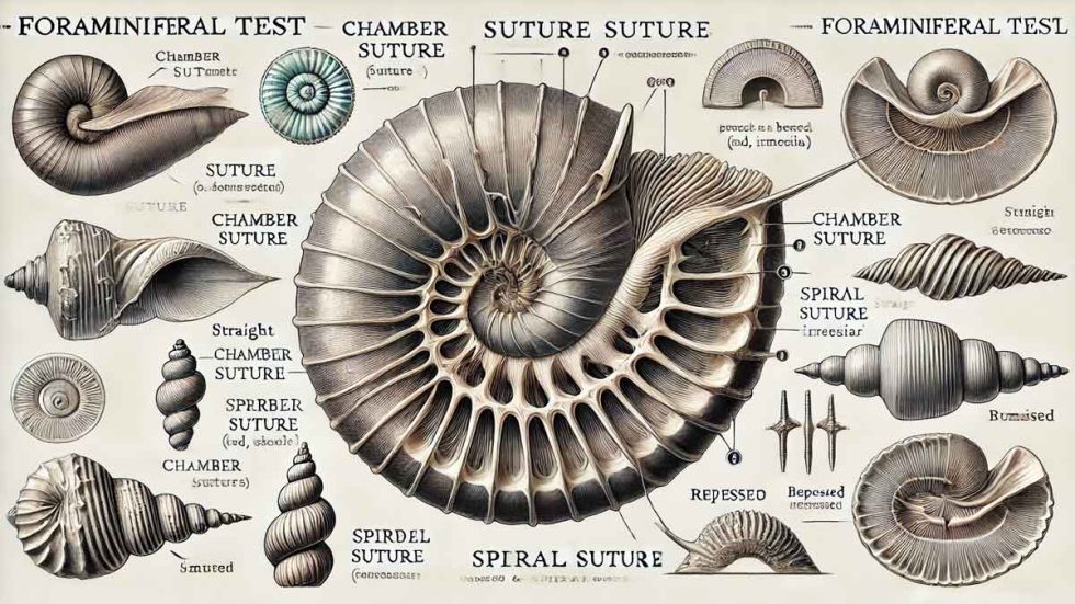 Suture and Its Types Present in Foraminifera.